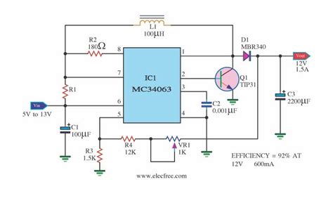 Mc34063a Circuit Diagram