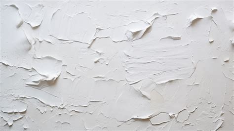 Irregular Dashes Of Filler Paste Applied With Putty Knife On A Textured