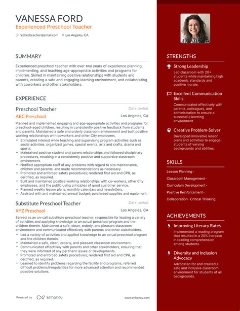 5 Retired Teacher Resume Examples And Guide For 2024