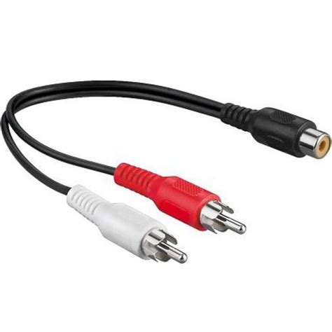 Tulp Kabel Tulp Kabel 1 X Tulp Female Naar 2 X Tulp Male Signaal