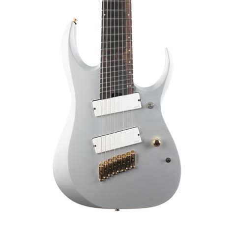 Ibanez Rgdms8 Axe Design Lab Multi Scale 8 String Classic Silver Matte Cream City Music
