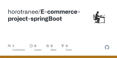 GitHub Horotranee E Commerce Project SpringBoot