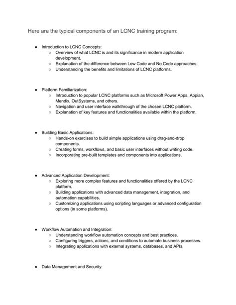 What Are The Key Components Of Low Code No Codelcncdocx