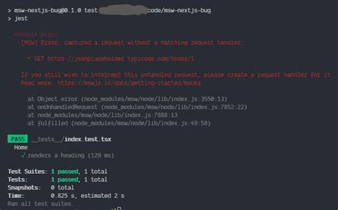Using OnUnhandledRequest Error Does Not Fail Tests Issue 946