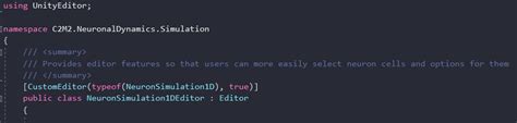 custom inspector menus in unity c2m2 virtual reality