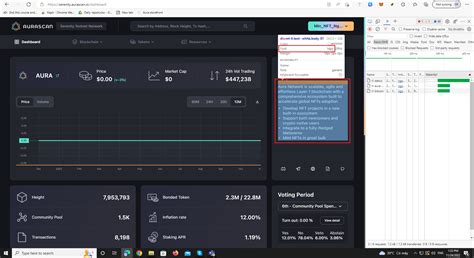 Aurascan Improve Dashboard Issue 1233 Aura Nw Aurascan GitHub