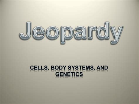 POWERPOINT JEOPARDY