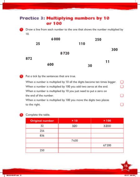 Multiplying Numbers By 10 Or 100 Maths Year 5