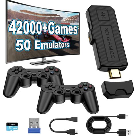 2025 Latest Wireless Retro Game Stick Arcade Pandora Stick Built In 42 000 Games With 50