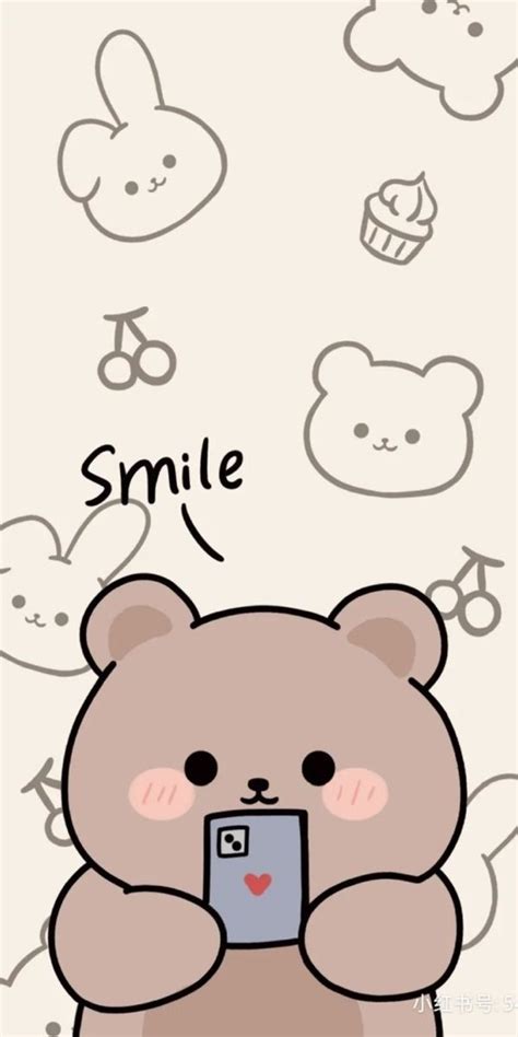 صوره كيوت الدب البني🤎🤎 Şirin çizim Vintage Logolar Doodle Desenleri