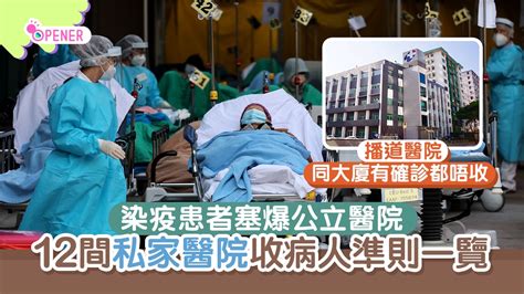 發燒、強檢人士私家醫院門診都無得睇？12間私院接收病者準則一覽