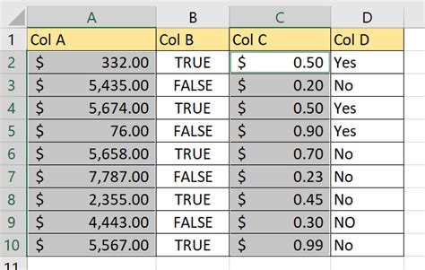 How To Select Non Adjacent Cells In Excel Sheetaki