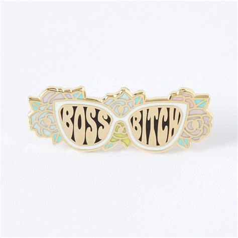 Boss Bitch Enamel Pin Punkypins