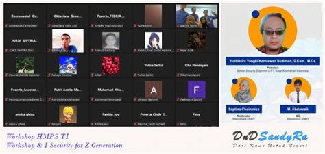 Hmps Ti Umby Adakan Workshop Security For Z Generation Dnd Sandy Ra