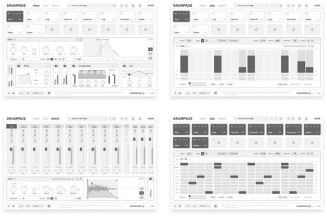 Adsr Drum Machine Behance