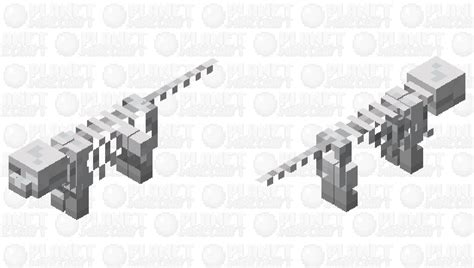 Skeleton Cat Minecraft Mob Skin