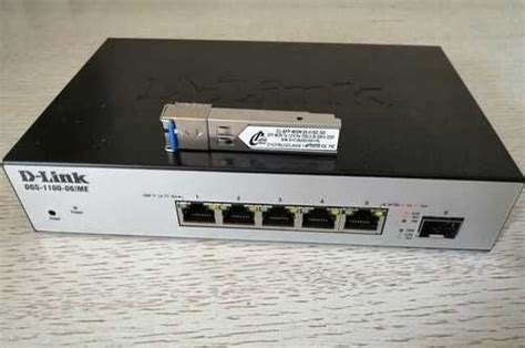 D-Link DGS-1100-06/ME + модуль SFP купить | Комьютерные аксессуары и ...