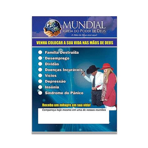 Folheto Evangelístico IMPD 500 unids Novo Israel Matérias evangélicos