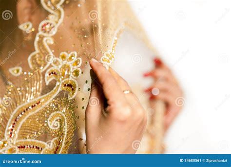 Indisk Brud Fotografering För Bildbyråer Bild Av Tradition 34680561