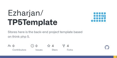 Github Ezharjan Tp Template Stores Here Is The Back End Project Template Based On Think Php