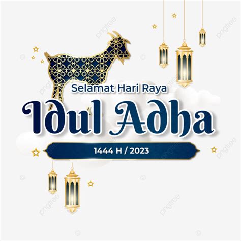 Happy Eid Al Adha 1444 H 2023 Vector Eid Al Adha Ied Adha 1444h Eid