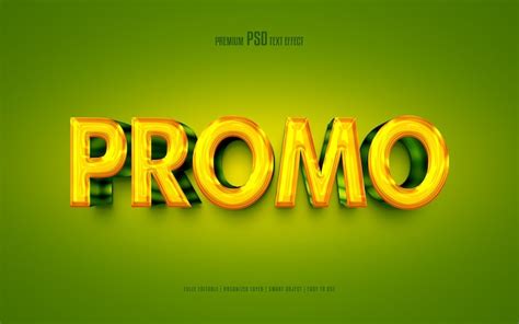 Premium Psd Promo 3d Editable Premium Psd Text Effect