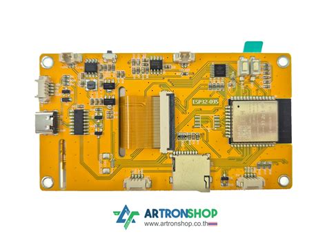 บอร์ด Esp32 พร้อมจอ 35 นิ้ว ทัช Resistive Esp32 035 Artronshop บอร์ดอิเล็กทรอนิกส์ Arduino