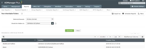 Windows File Permissions And Folder Access Reporting Tool Admanager Plus