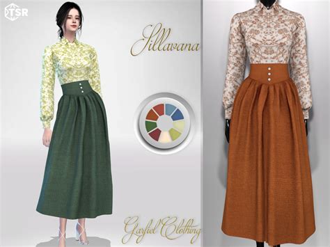 Sillavana Victorian Dress The Sims 4 Catalog