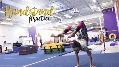 Harmony S Gymnastics Handstand Practice Harmony SGG YouTube