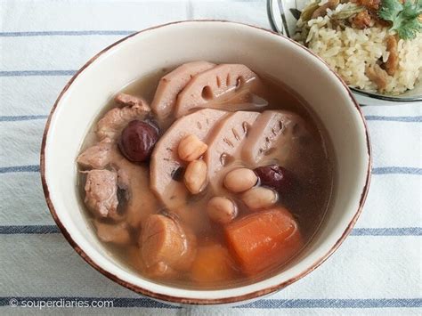 Lotus Root Soup With Pork Ribs 排骨莲藕汤 Souper Diaries