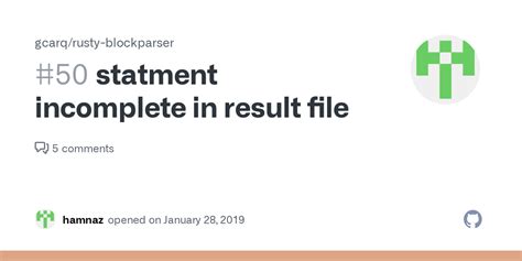 statment incomplete in result file · issue 50 · gcarq rusty