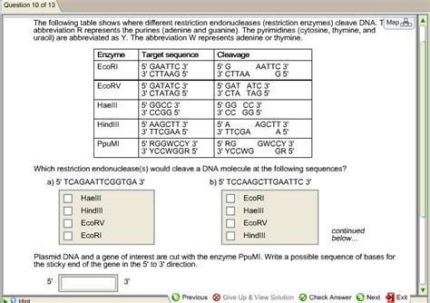 solved the following table shows where different restriction