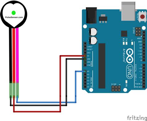 Heartbeat Sensor Using Arduino Circuit Diagram Electrical An