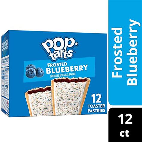 Pop Tarts Toaster Pastries Frosted Blueberry 203 Oz Shop Quality