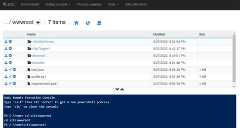 Azure Functions 用に Save Module する