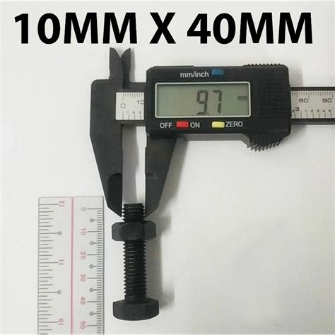 Ht Bolt 10mm X 40mm With 1 Piece Nut Hi Tensile Shopee Philippines