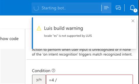 Luis Warning Appears Every Restart · Issue 6138 · Microsoftbotframework Composer · Github