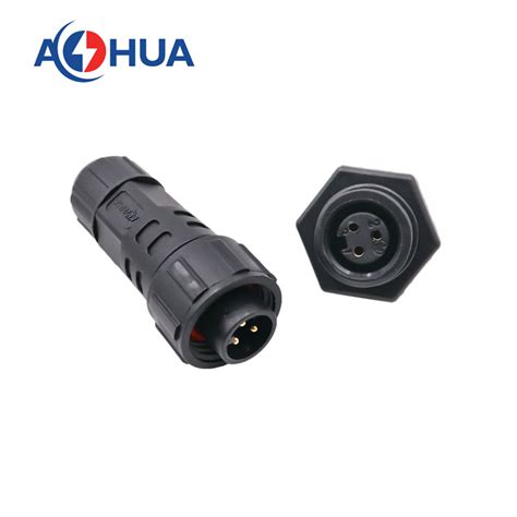 Panel Mount Electrical Equipment Male To Female Ip67 M16 3pin