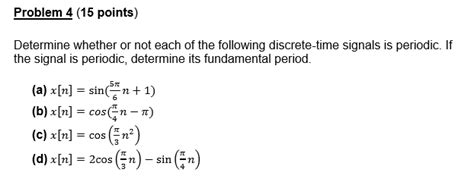 solved problem 4 15 points determine whether or not each