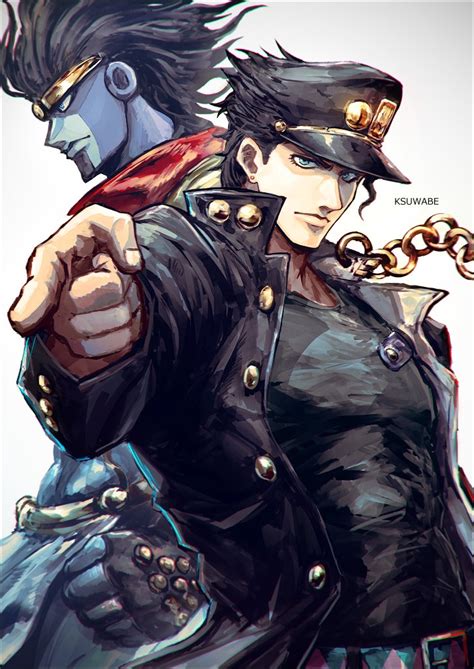 Kujo Jotaro And Star Platinum Jojo No Kimyou Na Bouken And 1 More