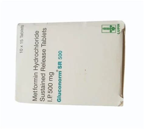 Gluconorm Sr 500mg Tablet As Directed By The Physician At Rs 27stripe In Vadodara