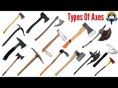 Types Of Axes Axe Name Axes Name In English With Picture Easy