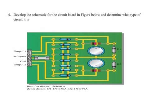 Solved Develop The Schematic For The Circuit Board In Chegg