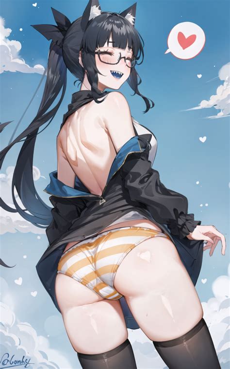 Rule 34 Ai Generated Artemis Of The Blue Atelier Live Black Hair Blue