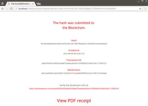 Build A Proof Of Existence Service In The Blockchain