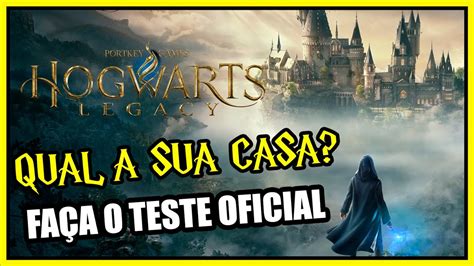 FAÇA O TESTE OFICIAL DAS CASAS E VARINHA Hogwarts Legacy PT BR