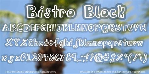 BistroBlock Font Free Download 21stbistro