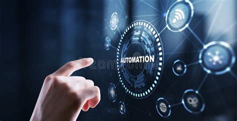 Automation Technology Industrial Process Workflow Optimisation Stock