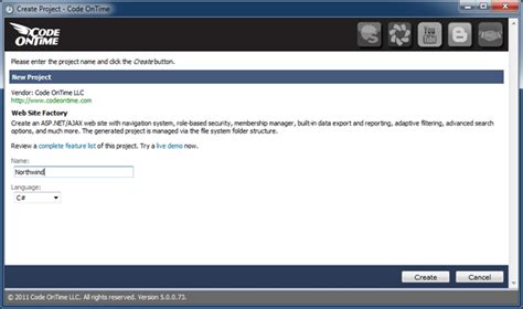 Code On Time Northwind Sample